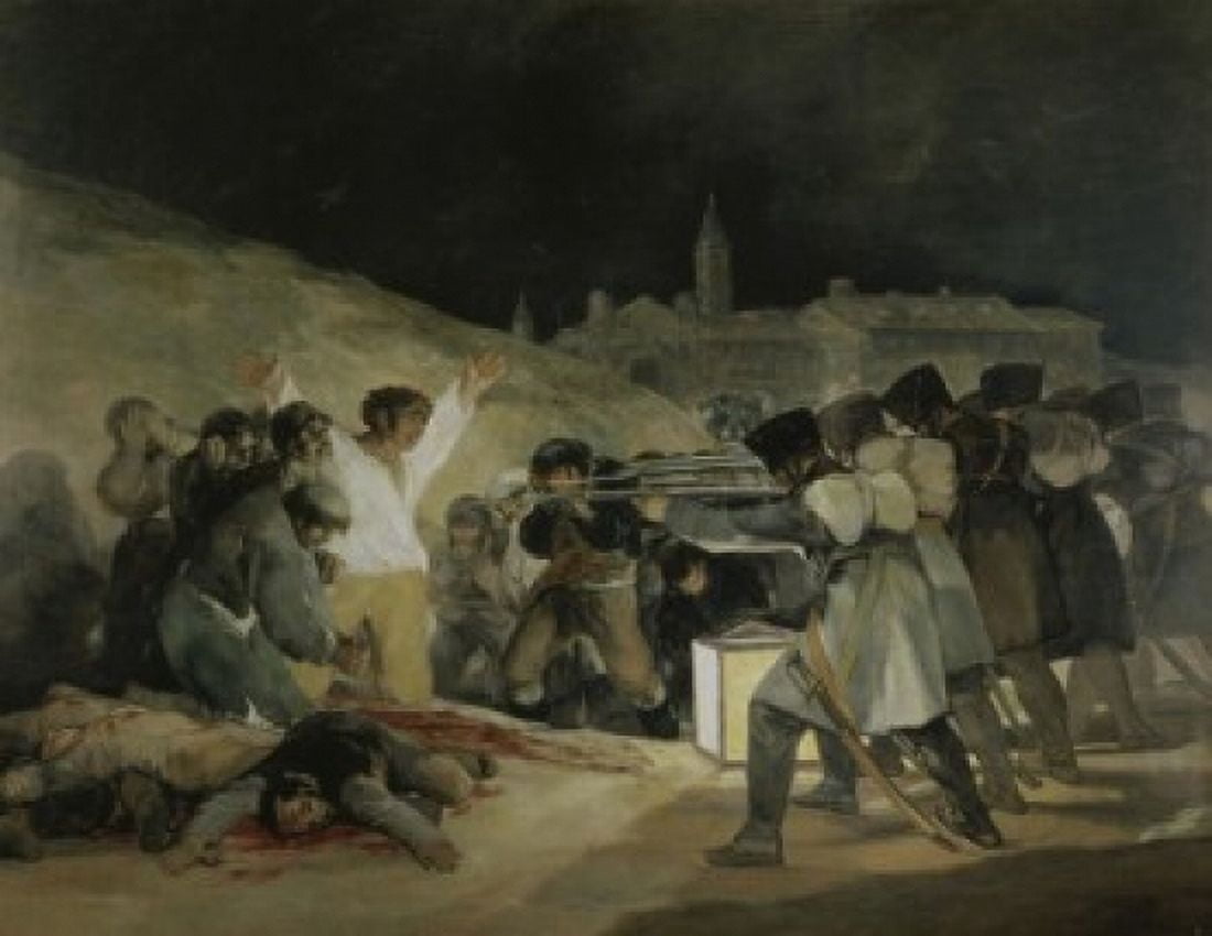 The Third Of May 1808 In Madrid: The Executions on Principe Pio Hill ...