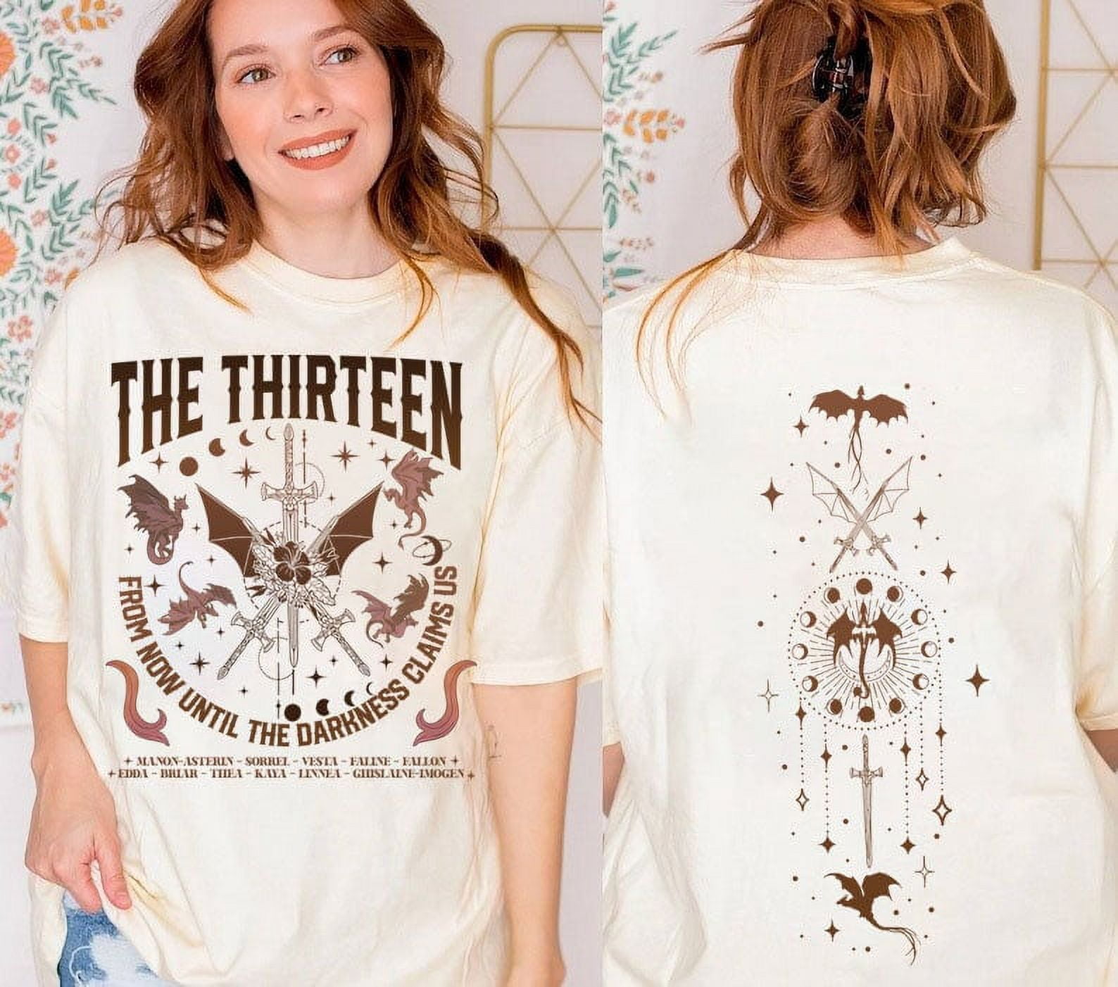The Thirteen Throne Of Glass Comfort Colors Shirt, From Now Until The Darkness Claims Us, Throne ...