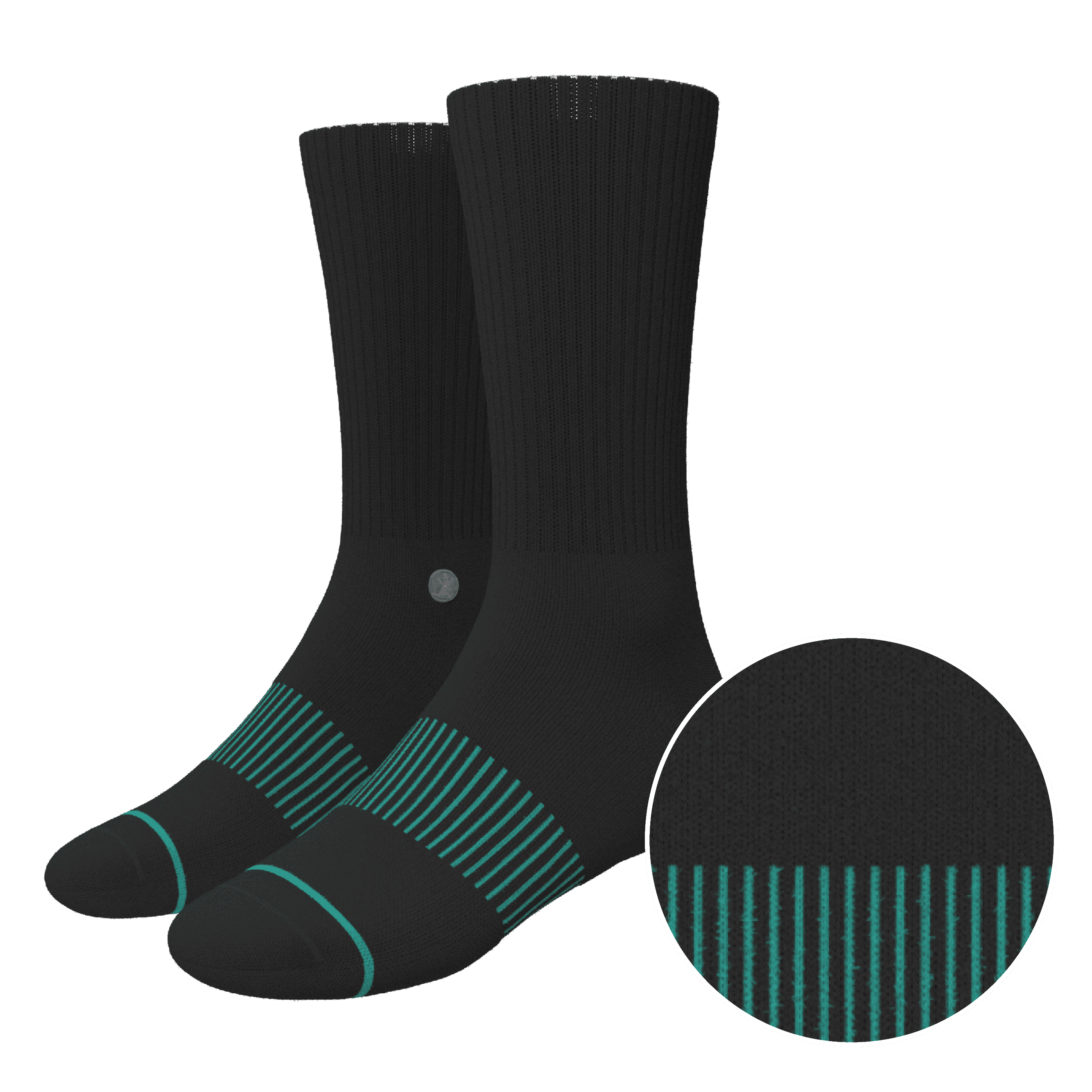 The Threat Level Midnight - Shinesty Black Stay Weird Heel Hammock Crew ...