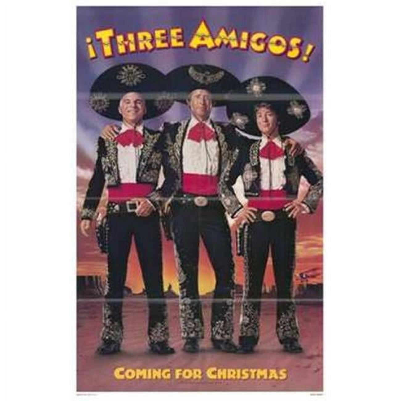 The Three Amigos Movie Poster - 11 x 17 in. - Walmart.com