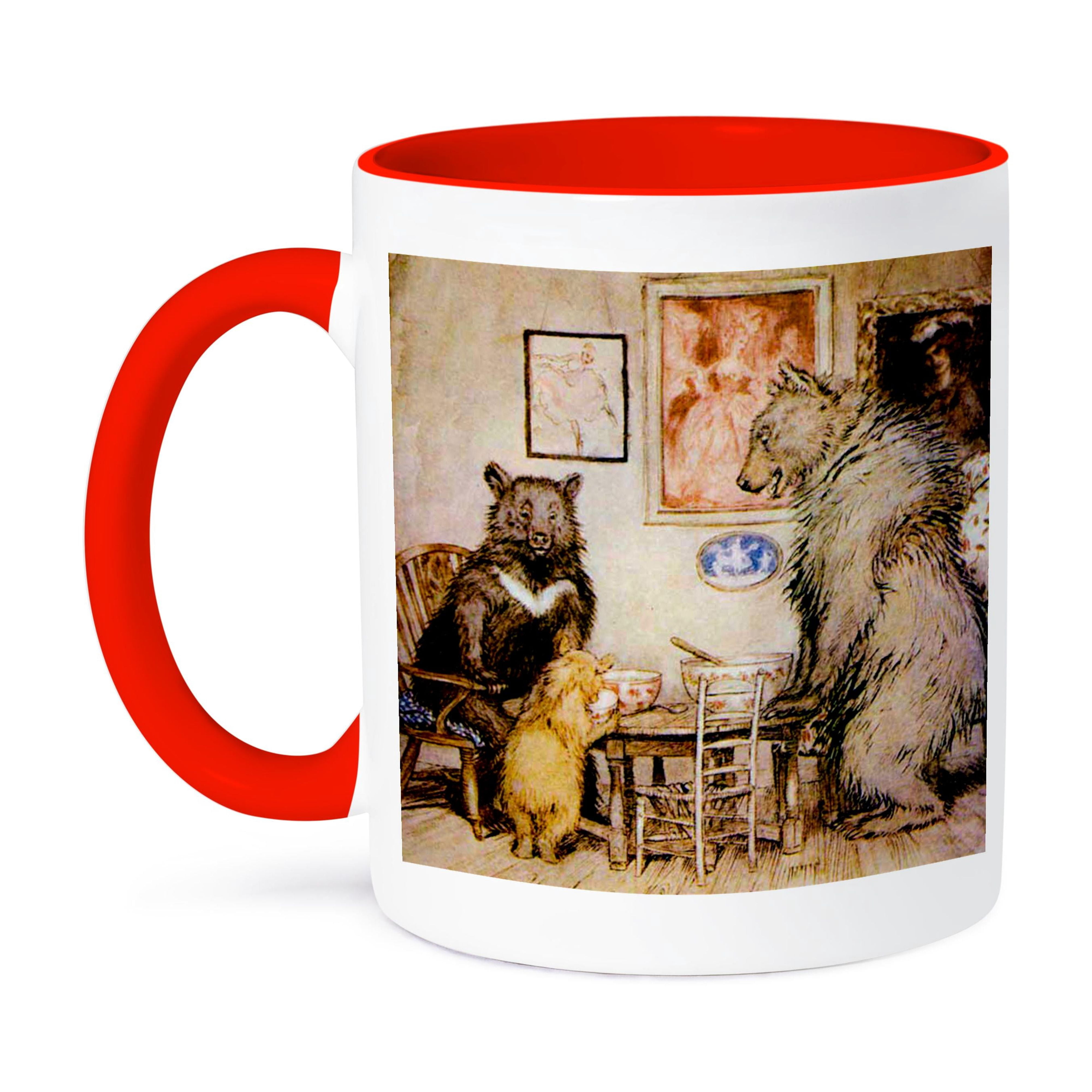 3dRose, The Three Bears Vintage Fairy Tale Illustration Arthur Rackham ...