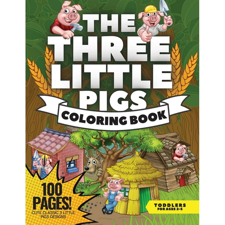 three little pigs coloring book
