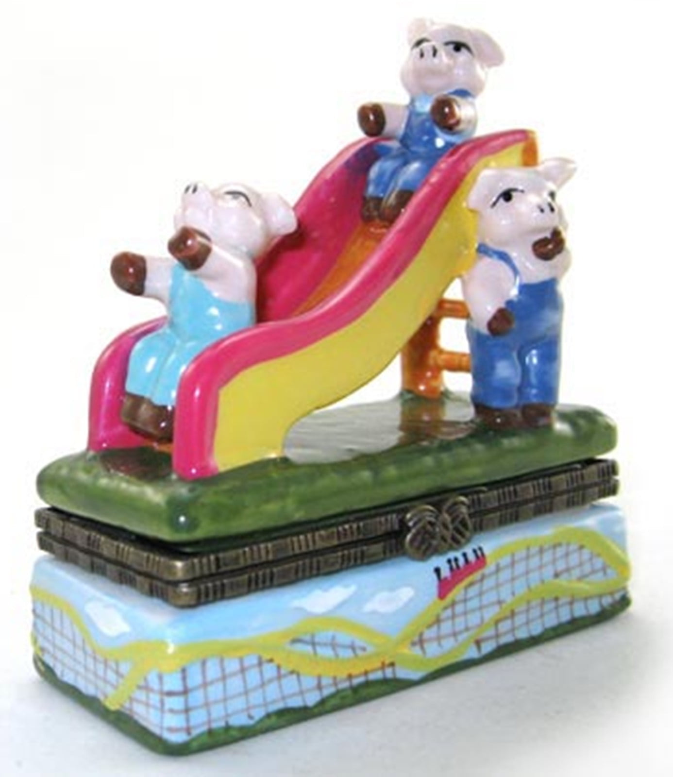 The Three Little Sliding Pigs Hinged Trinket Box phb - Walmart.com