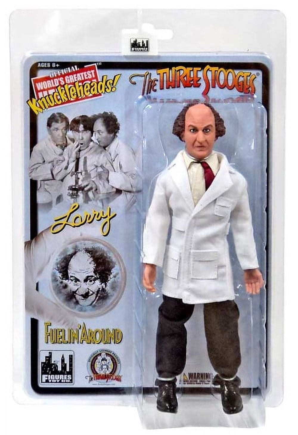 The Three Stooges Fuelin' Around Larry Fine Action Figure - Walmart.com