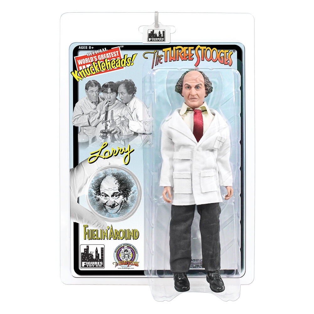 The Three Stooges Fuelin' Around Larry Fine 8" Action Figure - Walmart.com
