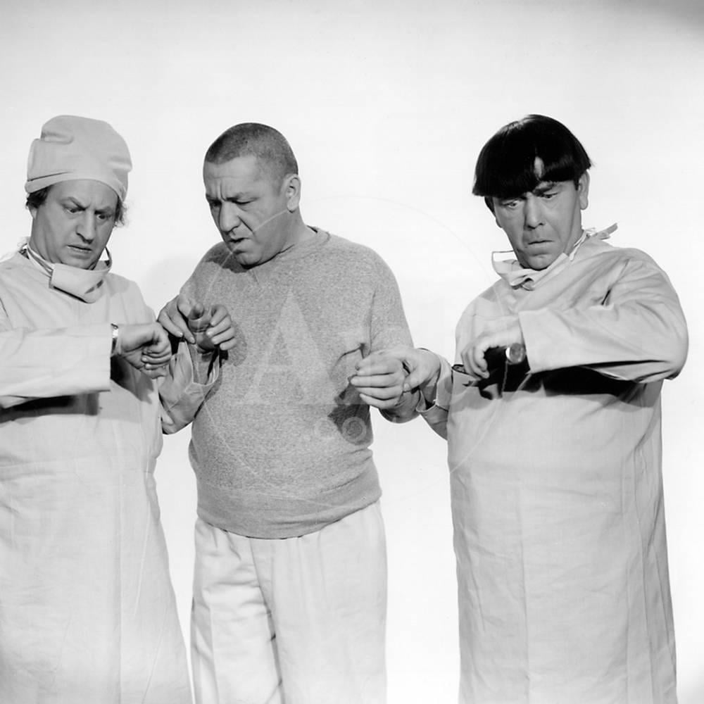 The Three Stooges Hey Moe I Got No Pulse, Unframed Photo Wall Art Sold ...