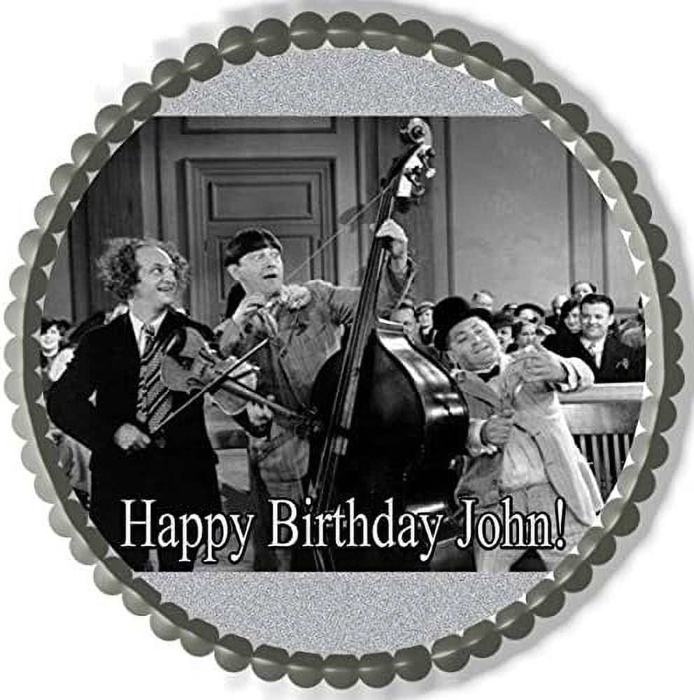 The Three Stooges (Nr2) - Topper - 6" round - Walmart.com