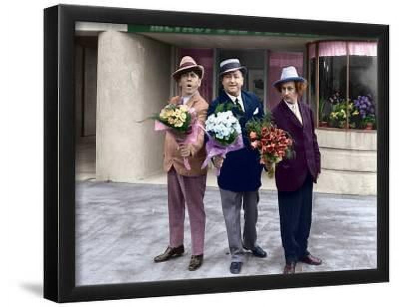 The Three Stooges Three Dapper Dans, Framed Art Print Wall Art Sold by ...