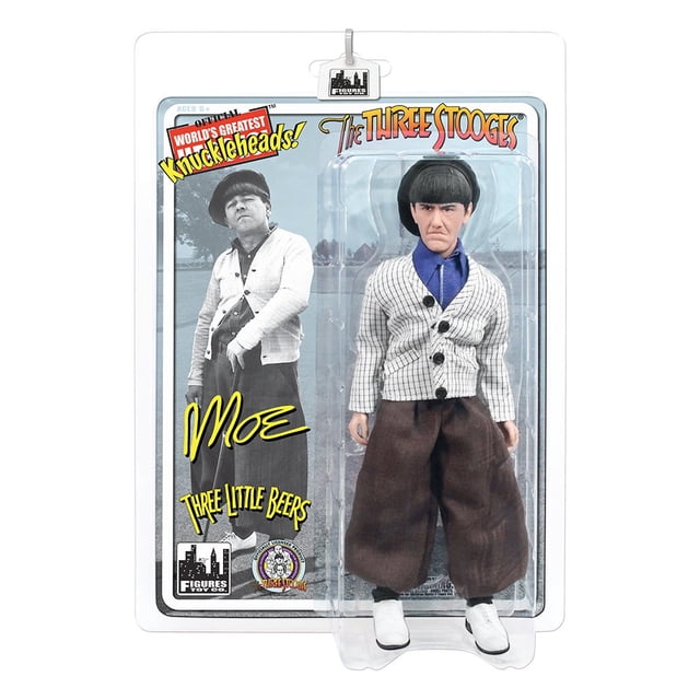 The Three Stooges Three Little Beers Moe Action Figure - Walmart.com
