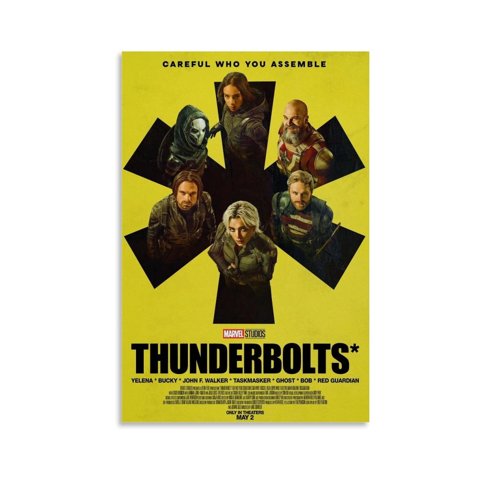 The Thunderbolts (21) Painting Vintage Poster Picture Print Wall Art ...
