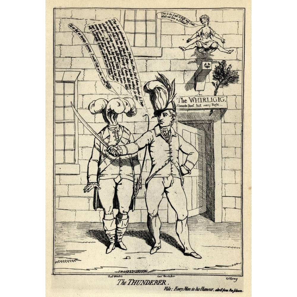 The Thunderer A Contemporary Satirical Cartoon Concerning The Prince Of ...