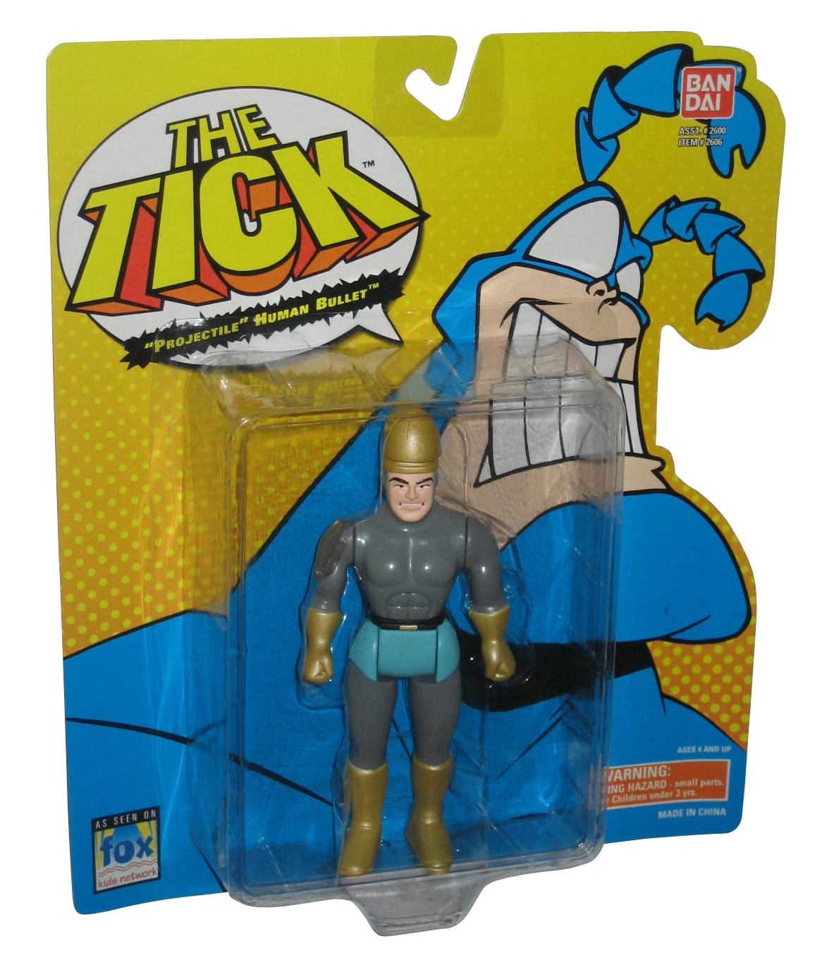 The Tick Projectile Human Bullet (1994) Bandai Action Figure - Walmart.com