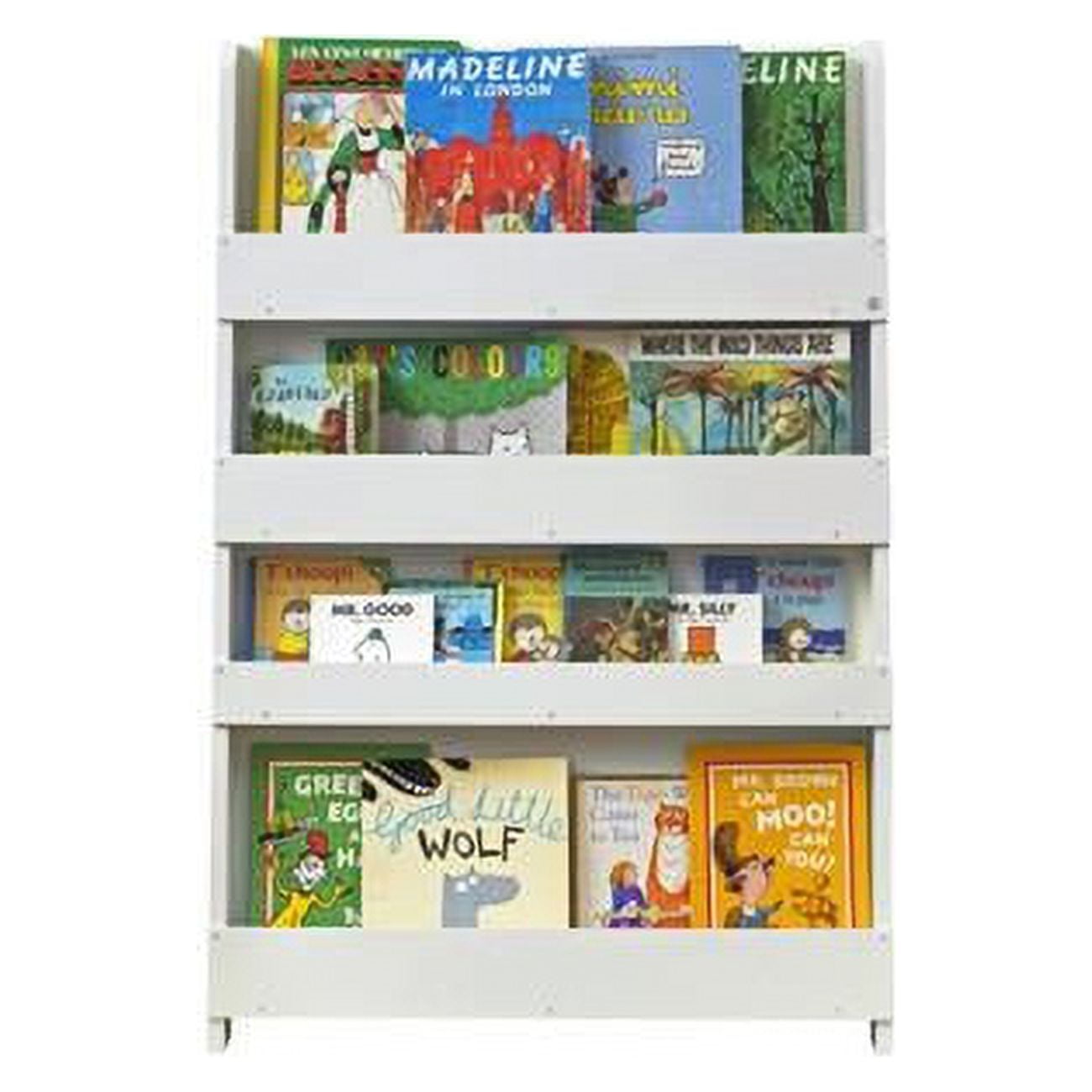 The Tidy Books Kids Bookshelf, White - Walmart.com