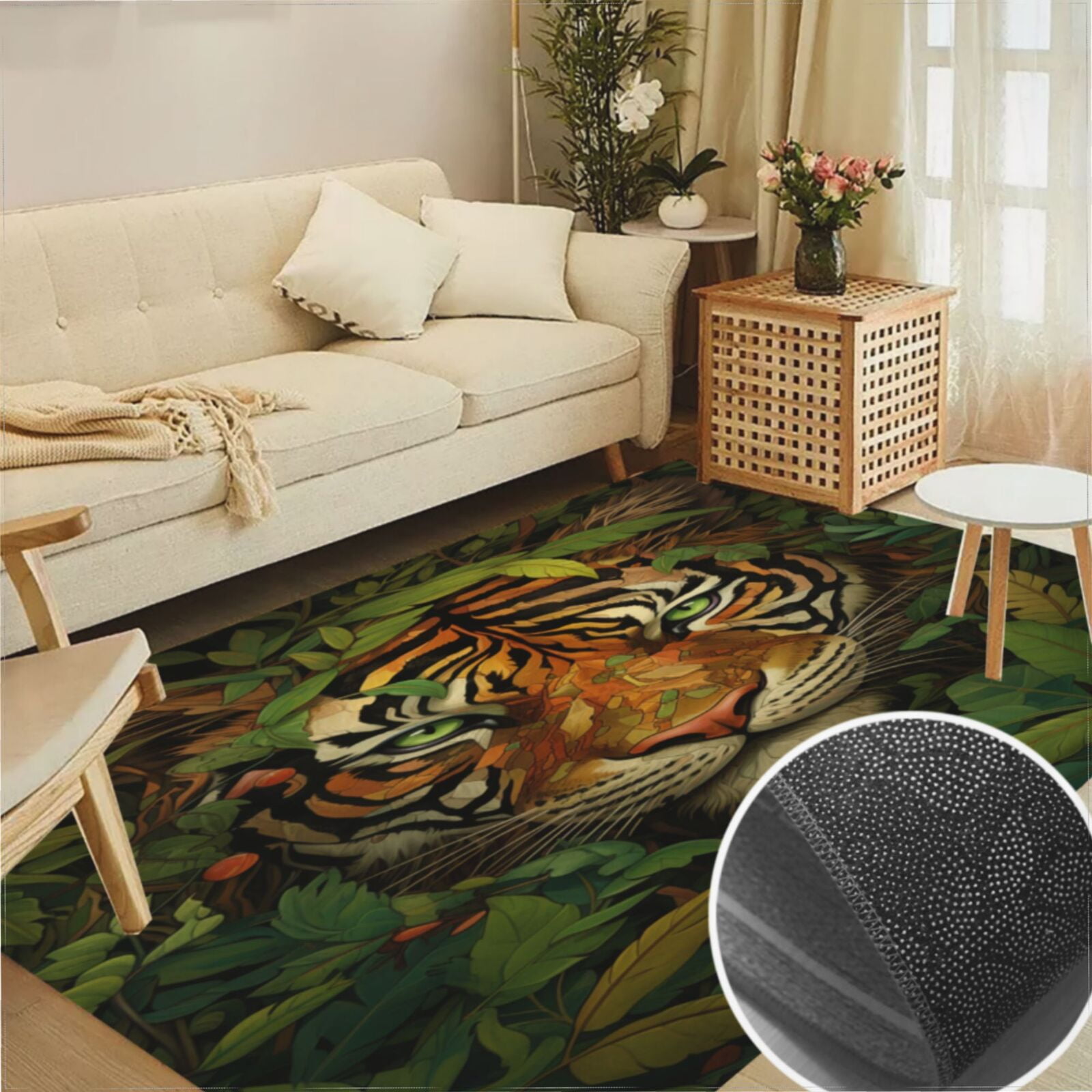 The Tiger Is Weaving Through The Woods (6) Adult Home Decor Bedroom ...