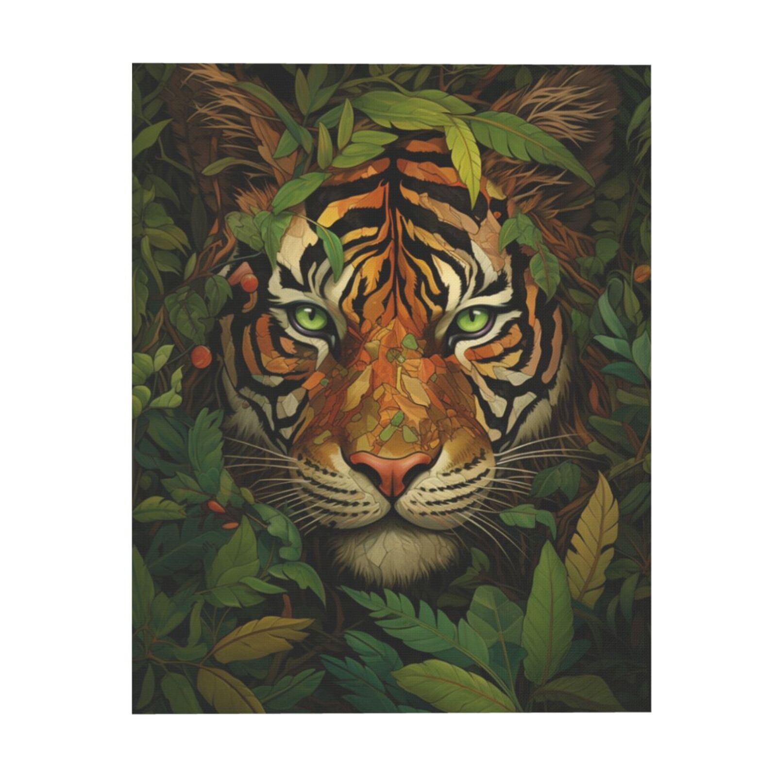The Tiger Is Weaving Through The Woods (6) Canvas Frameless Painting ...