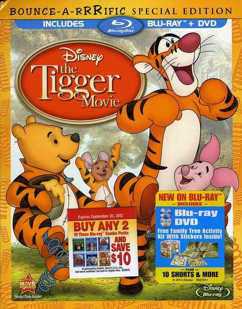 The Tigger Movie (Blu-ray + DVD) - Walmart.com