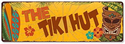 The Tiki Hut Sign Hut Decor Signs Bars Grill Decorations Hawaiian ...