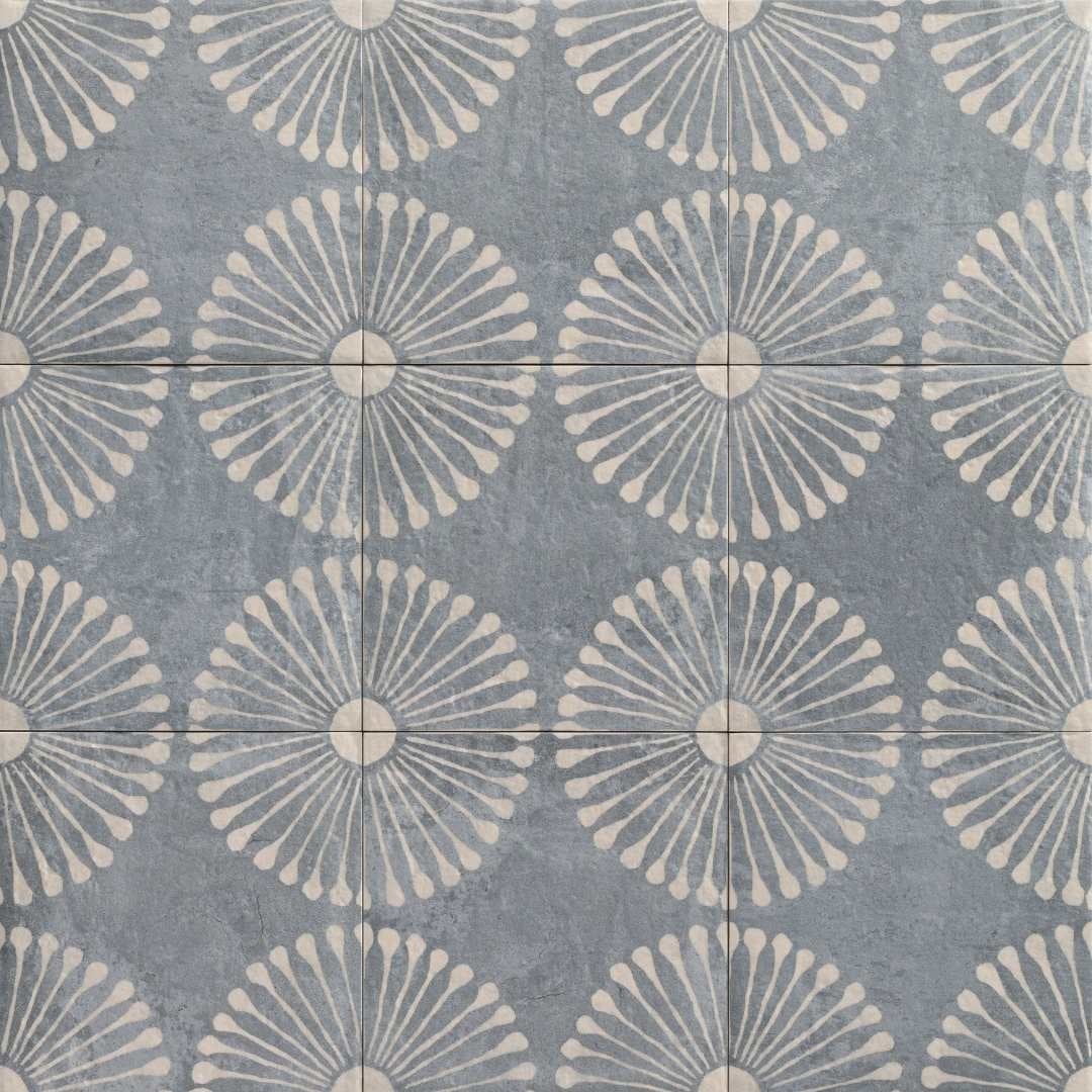 The Tile Life Amanecer Azul 8x8 Porcelain Floor and Wall Tile - Case of ...
