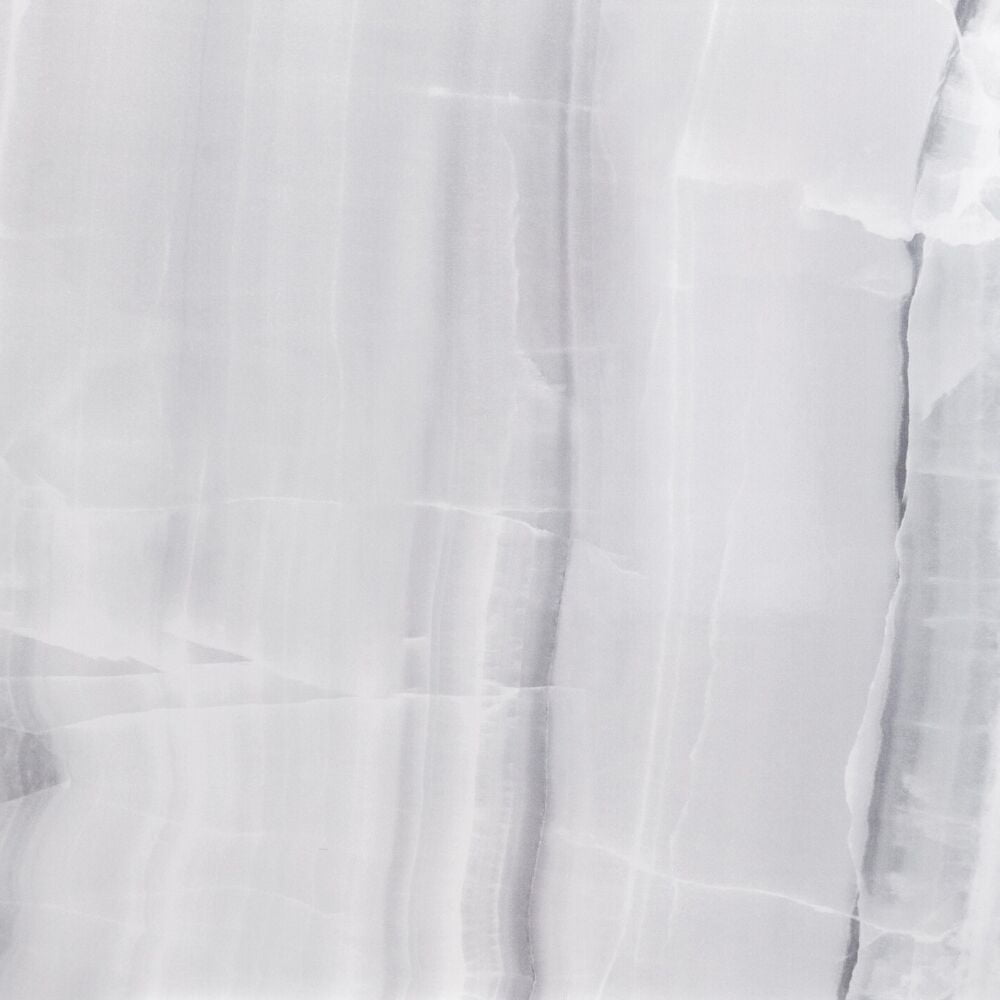 The Tile Life Amsterdam Gris Glossy Marble-Look Porcelain Floor & Wall ...