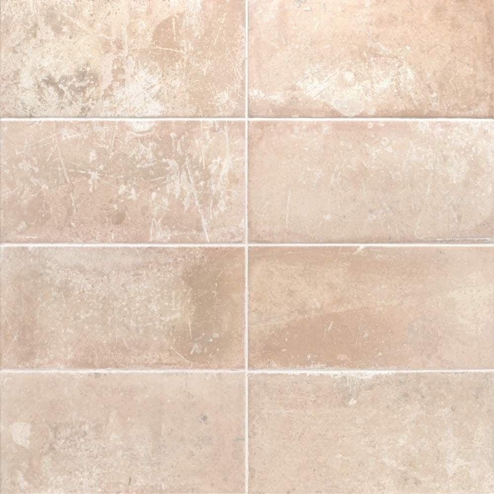 The Tile Life Arcilla White Porcelain Tile Sample - 4 x 4 in. - Satin ...