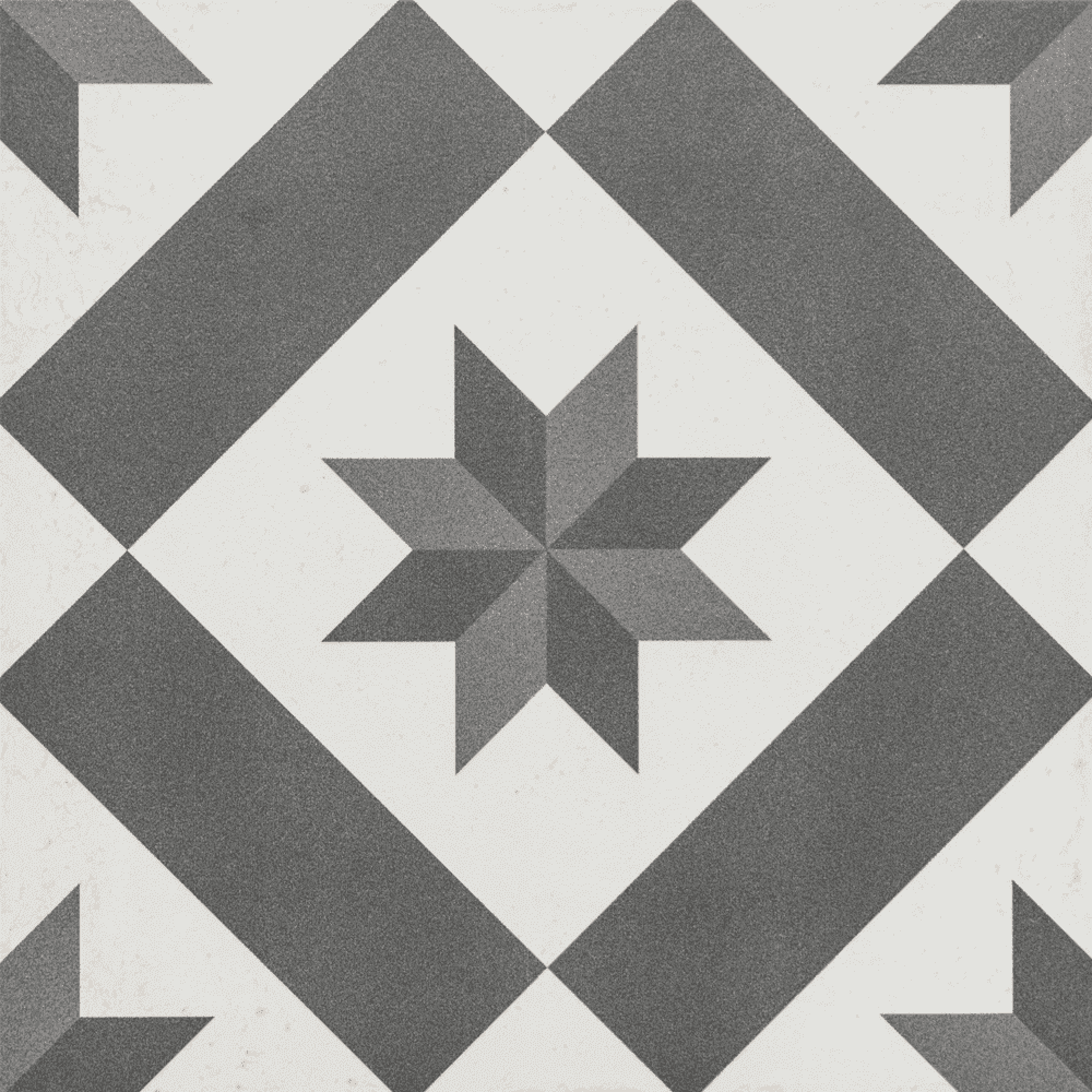 The Tile Life Astral 10x10 Square Encaustic Moroccan Porcelain Tile ...