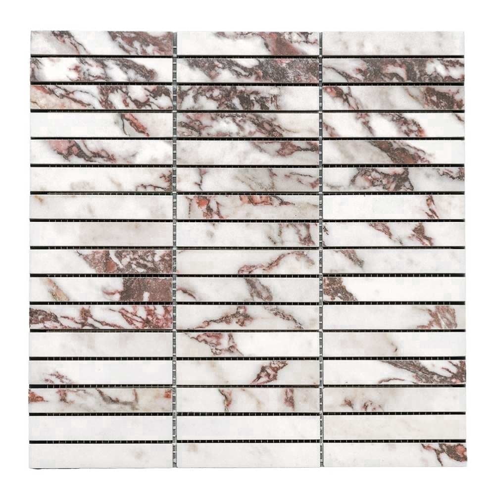 The Tile Life Cala Rosso 4" x 4" Viola Polished Porcelain TIle Sample ...