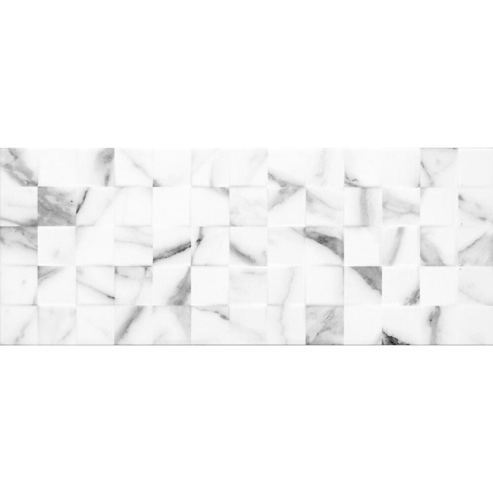 The Tile Life Carmine 8x20 Rectangle Ceramic Tile, Cubik (10.77 Sq. ft ...