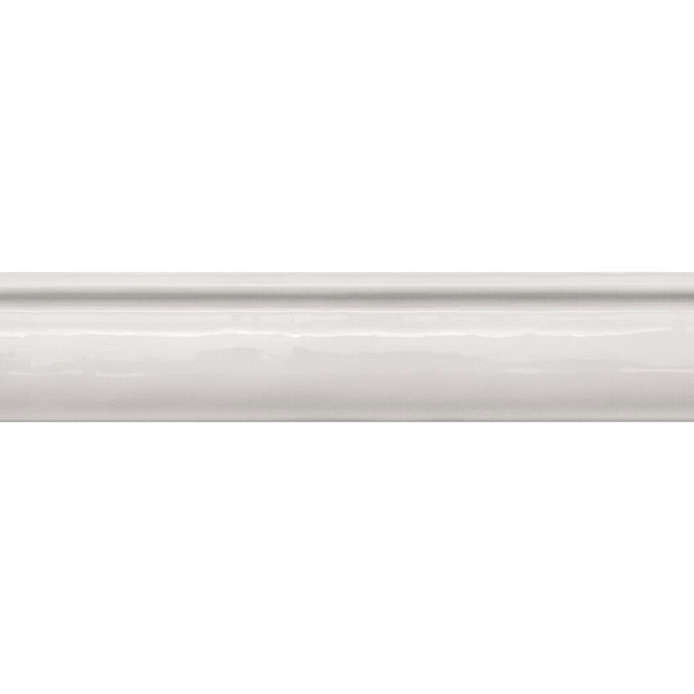 The Tile Life Chelsea 2x10 Blanco Ceramic Chair Rail Wall Tile Trim for ...
