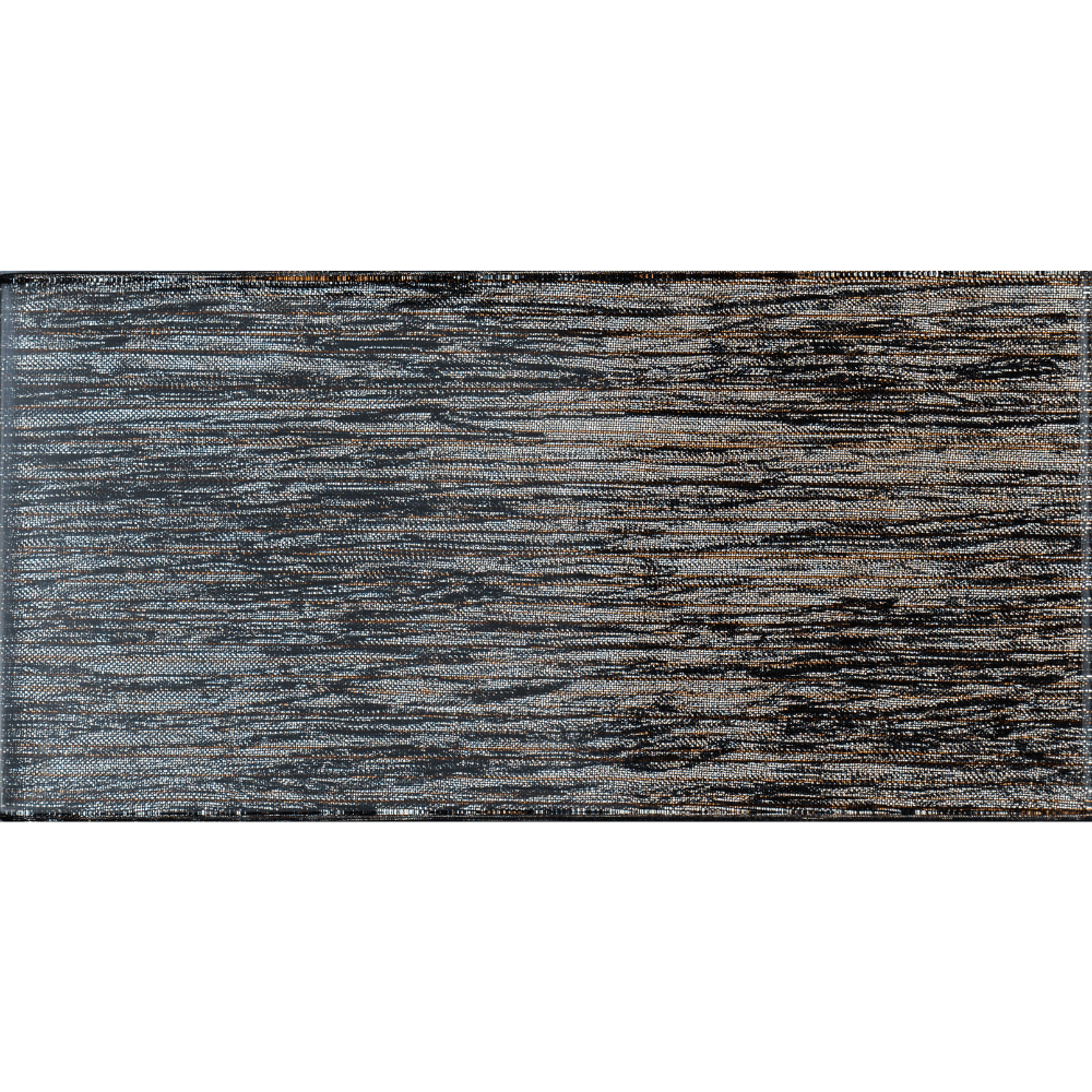 The Tile Life Cosmos 3" x 6" Brown Shiny Glass Mosaic Tile, 1 Sheet ...
