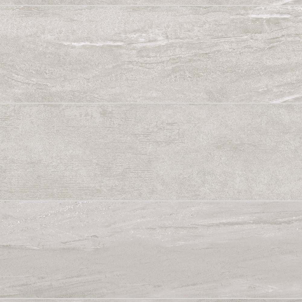 The Tile Life Crete 12" x 40" Gris Ceramic Wall Tile, 5 Piece (17 Sq ...
