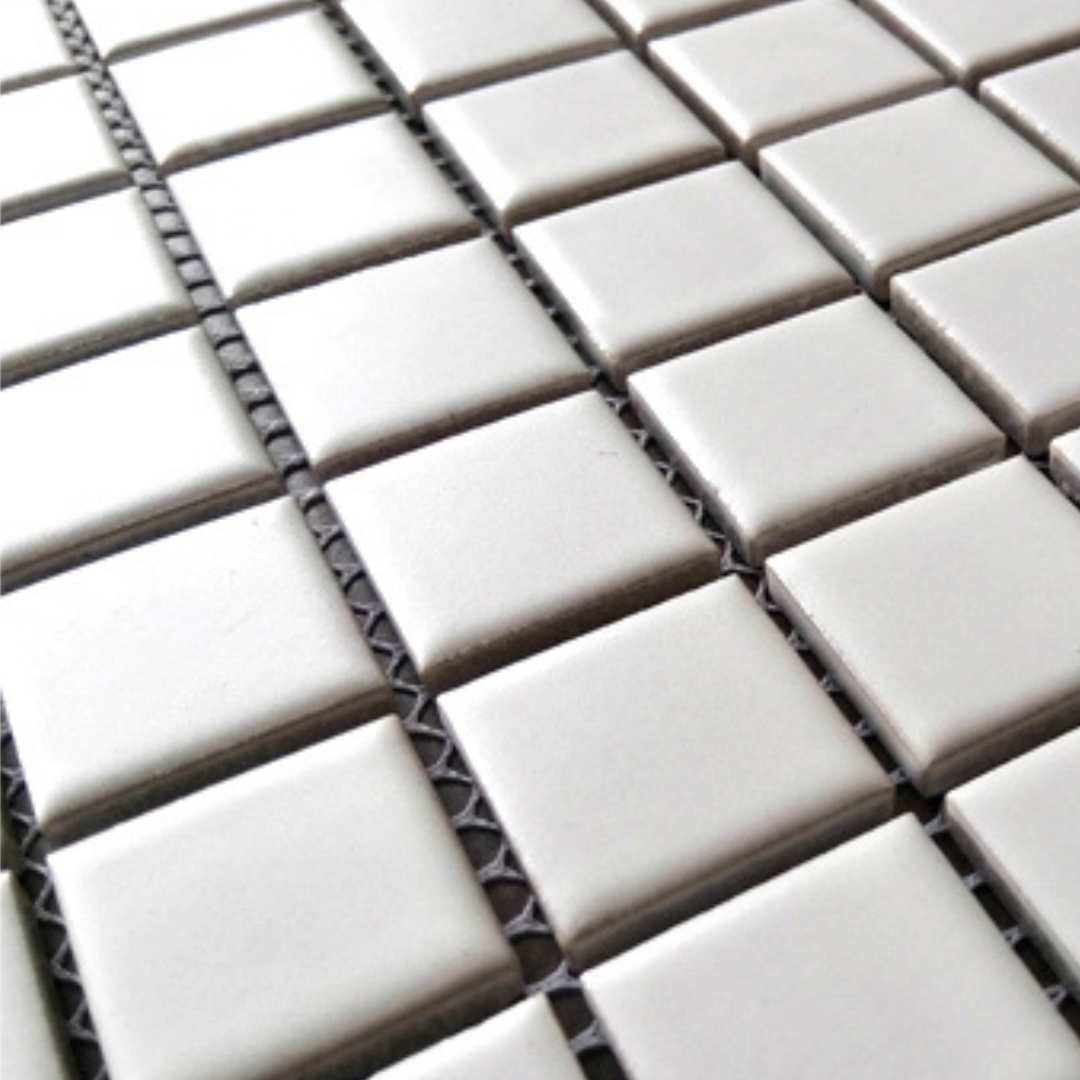 The Tile Life Cube White Porcelain Floor and Wall Tile, 12" x 12", 1 ...