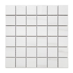 The Tile Life Amanecer 8" x 8" Azul Satin Porcelain Floor and Wall Tile ...