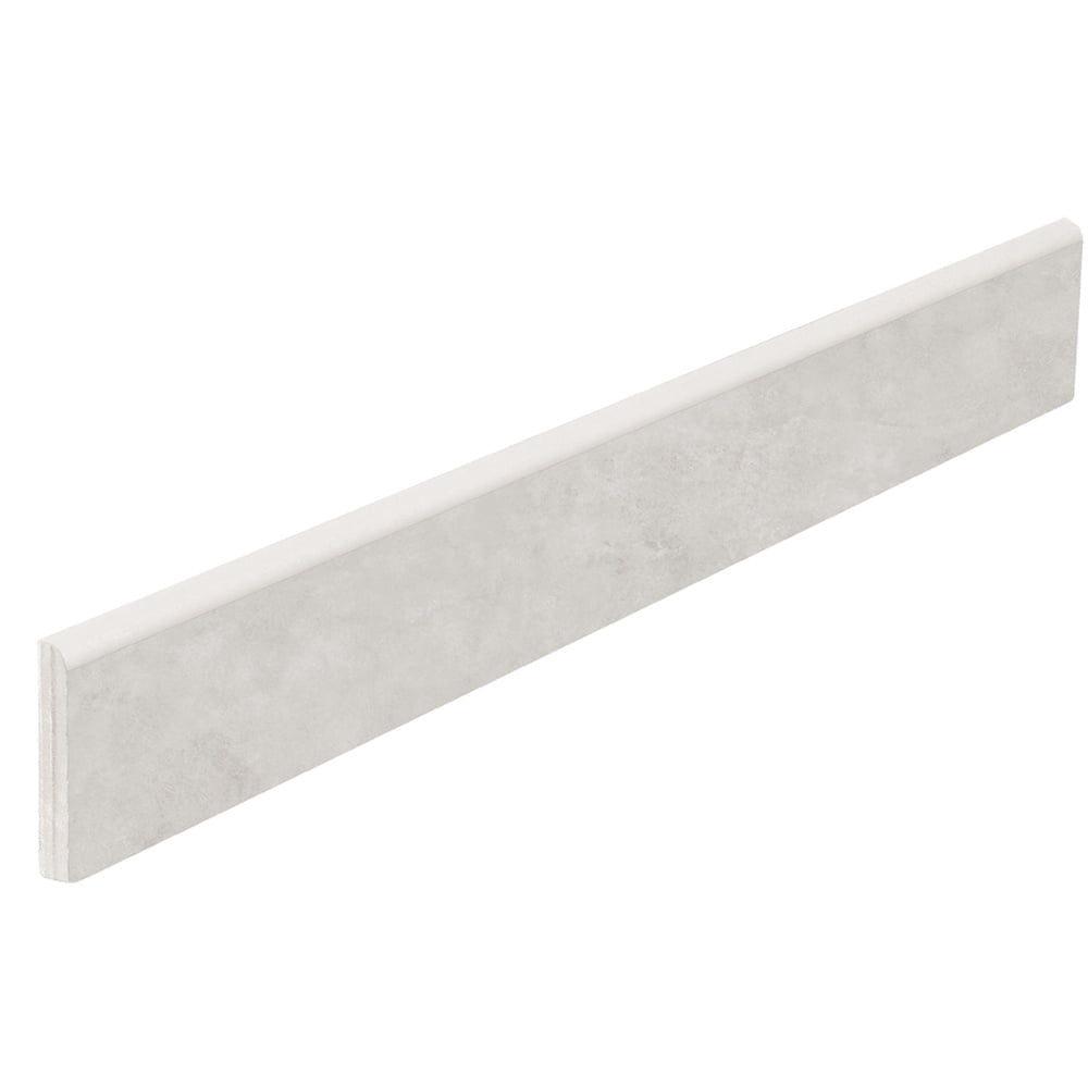 The Tile Life Foundry Ceniza Porcelain Bullnose Tile, 3.5" x 24", 1 ...