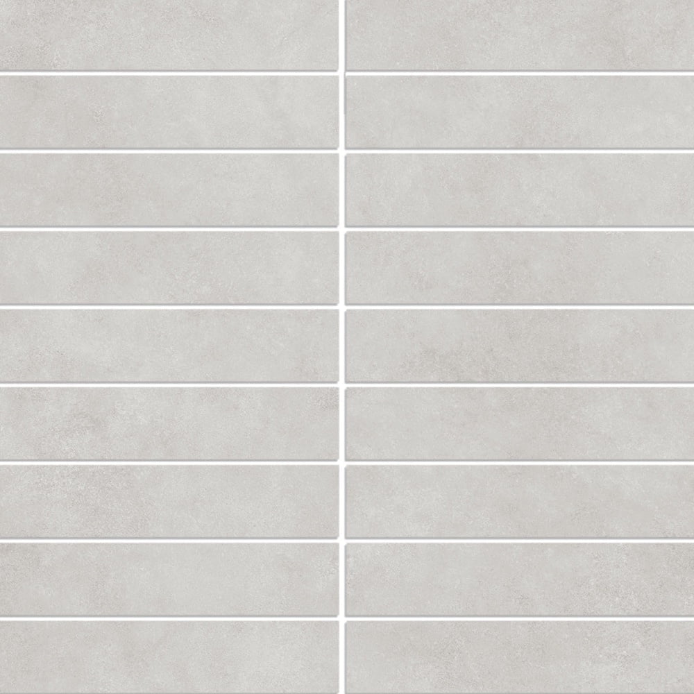 The Tile Life Foundry Ceniza Porcelain Mosaic Floor and Wall Tile, 12 ...