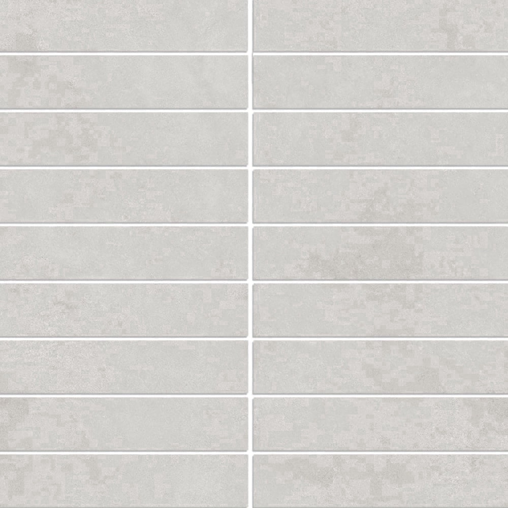 The Tile Life Foundry Concrete 4" x 4" Ceniza Matte Porcelain Mosaic ...