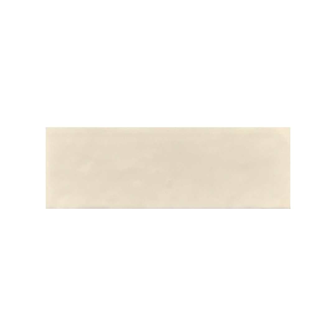 The Tile Life Galileo Cream Porcelain Subway Tile Sample - 2 x 6 in ...