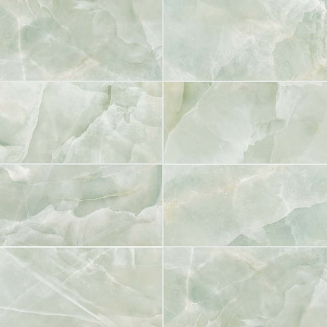 The Tile Life 12x24 Jade Geo Lush Porcelain Tile Flooring/Wall, Matte ...