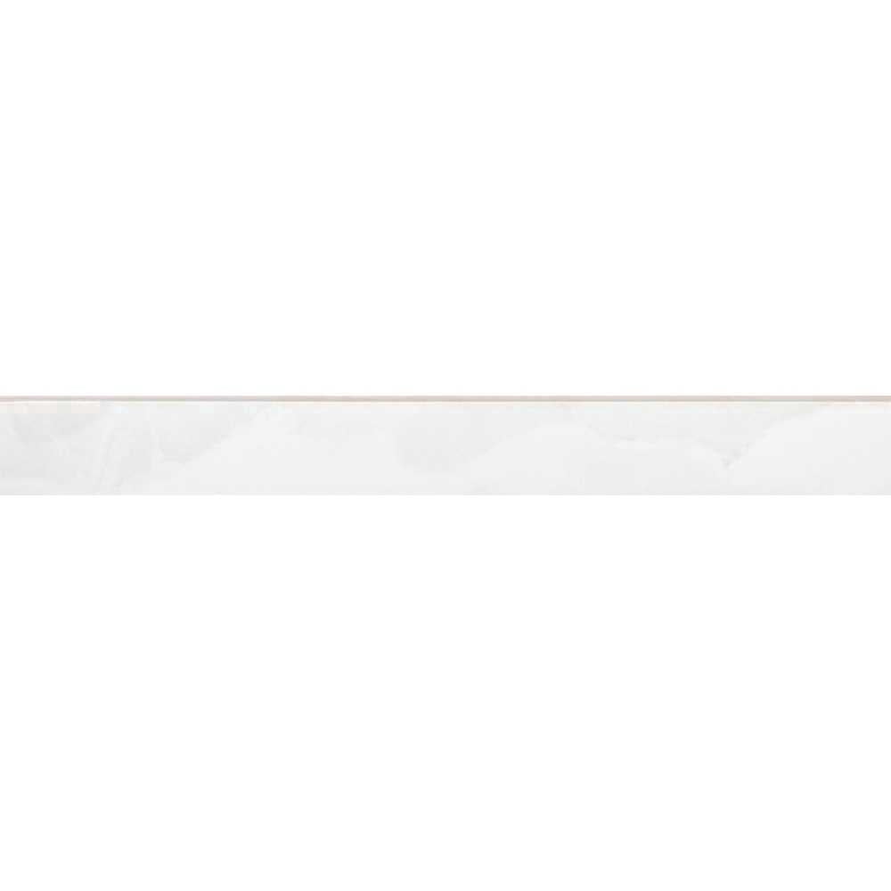 The Tile Life Geo Lush 3" x 24" Onyx Look White Polished Porcelain ...