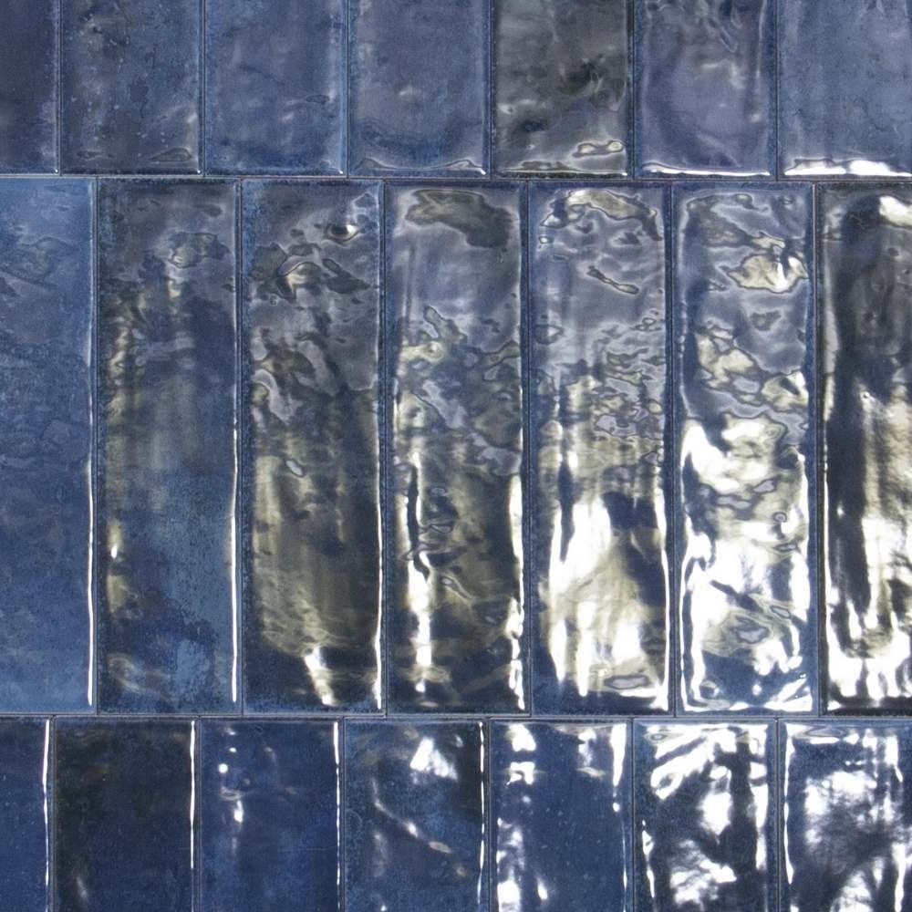 The Tile Life Havasupai Falls Azul Ceramic Wall Tile, 3" x 10", 50 ...