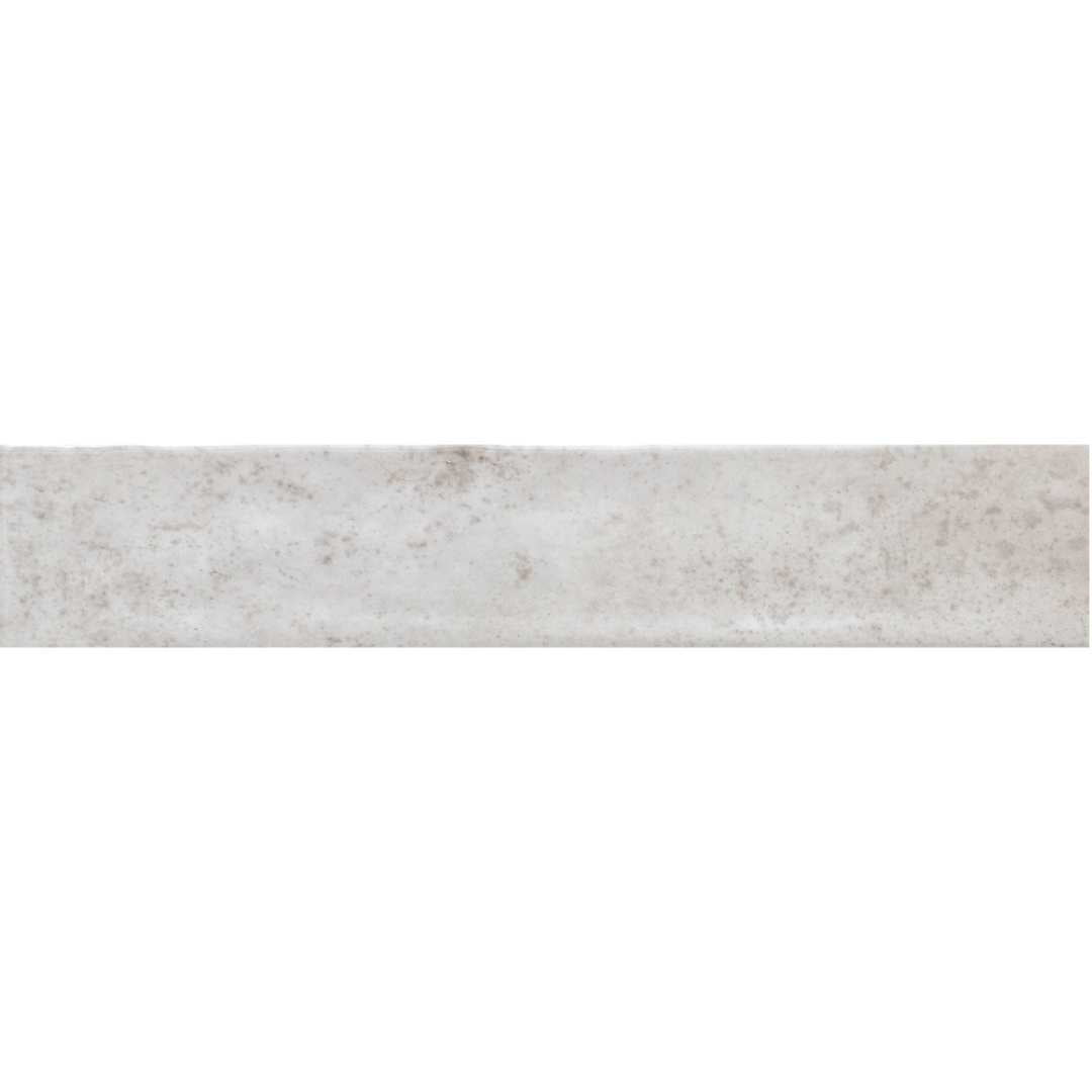 The Tile Life Ibiza 2x10 Glossy Ceramic Tile, Grey (Sample) for Home ...