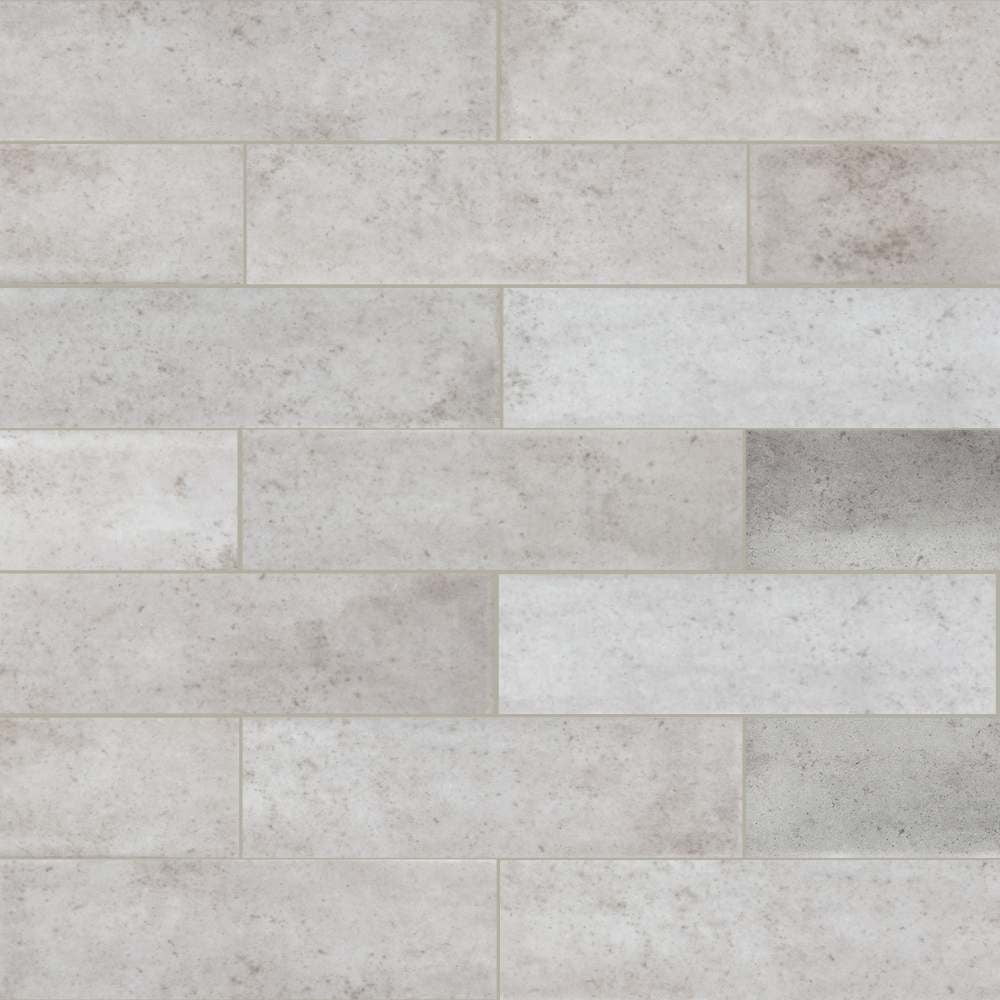 The Tile Life Ibiza 2x10 Gray Glossy Ceramic Subway Wall Tile - 2x10 ...