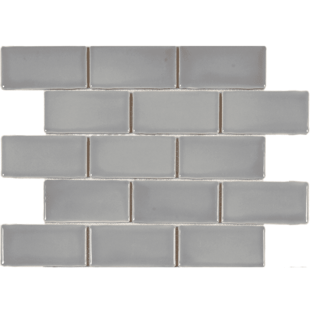 The Tile Life Metro Moon Porcelain Mosaic Wall Tile, 12" x 12", 10 ...