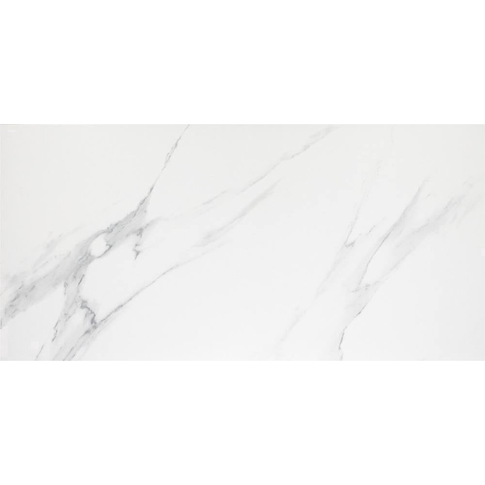 The Tile Life Monarch 4" x 4" Calacatta Polished Porcelain Tile Sample ...