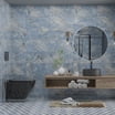 The Tile Life Merida Flor 6" x 6" Sunset Glossy Porcelain Floor and ...