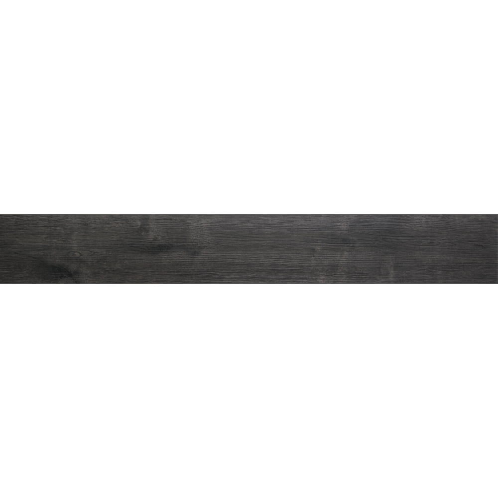 The Tile Life Muir Graphite Wood Look Vinyl Plank Tile - 7 x 48 in ...