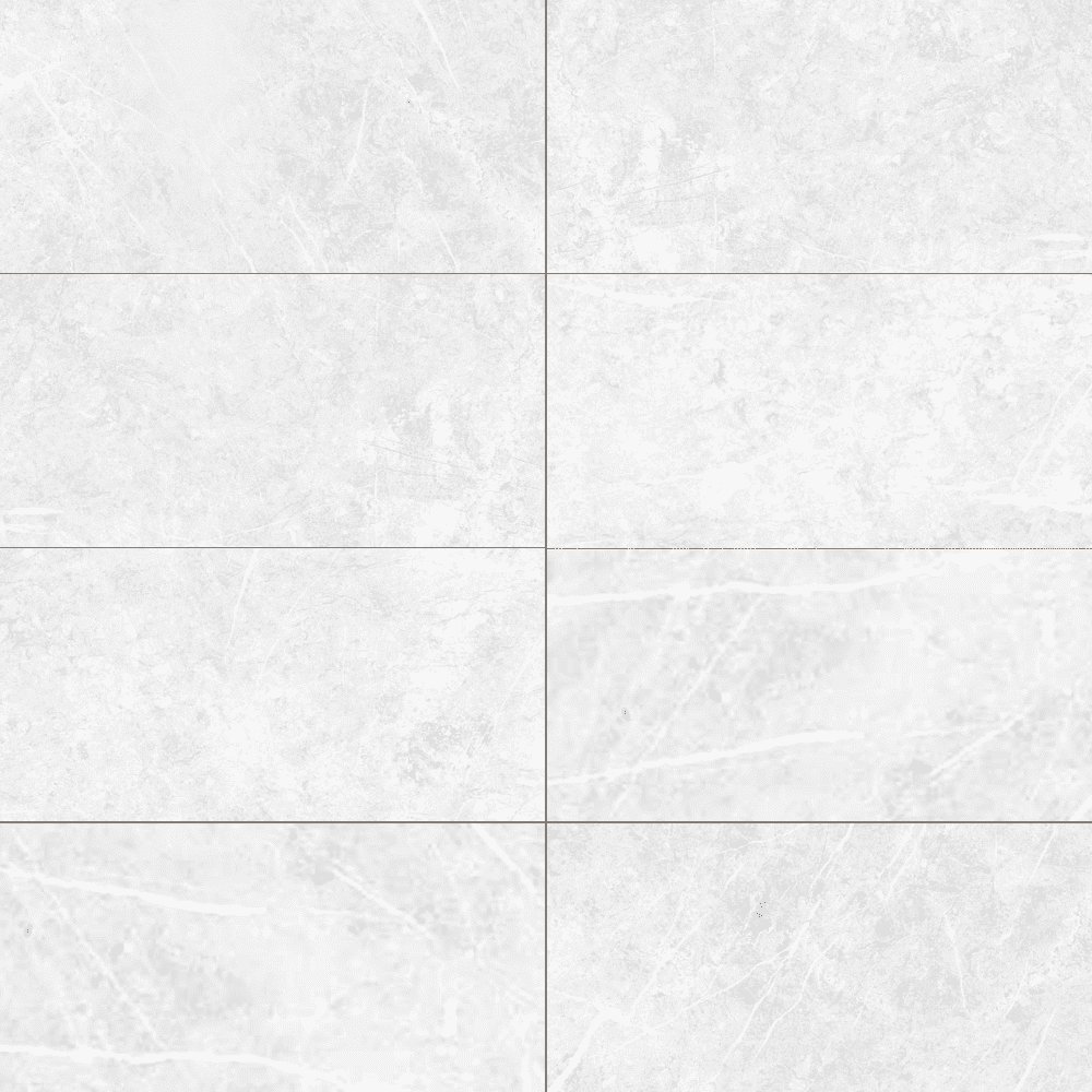 The Tile Life Opera White 4x4 Marble Look Glossy Porcelain Tile Sample ...