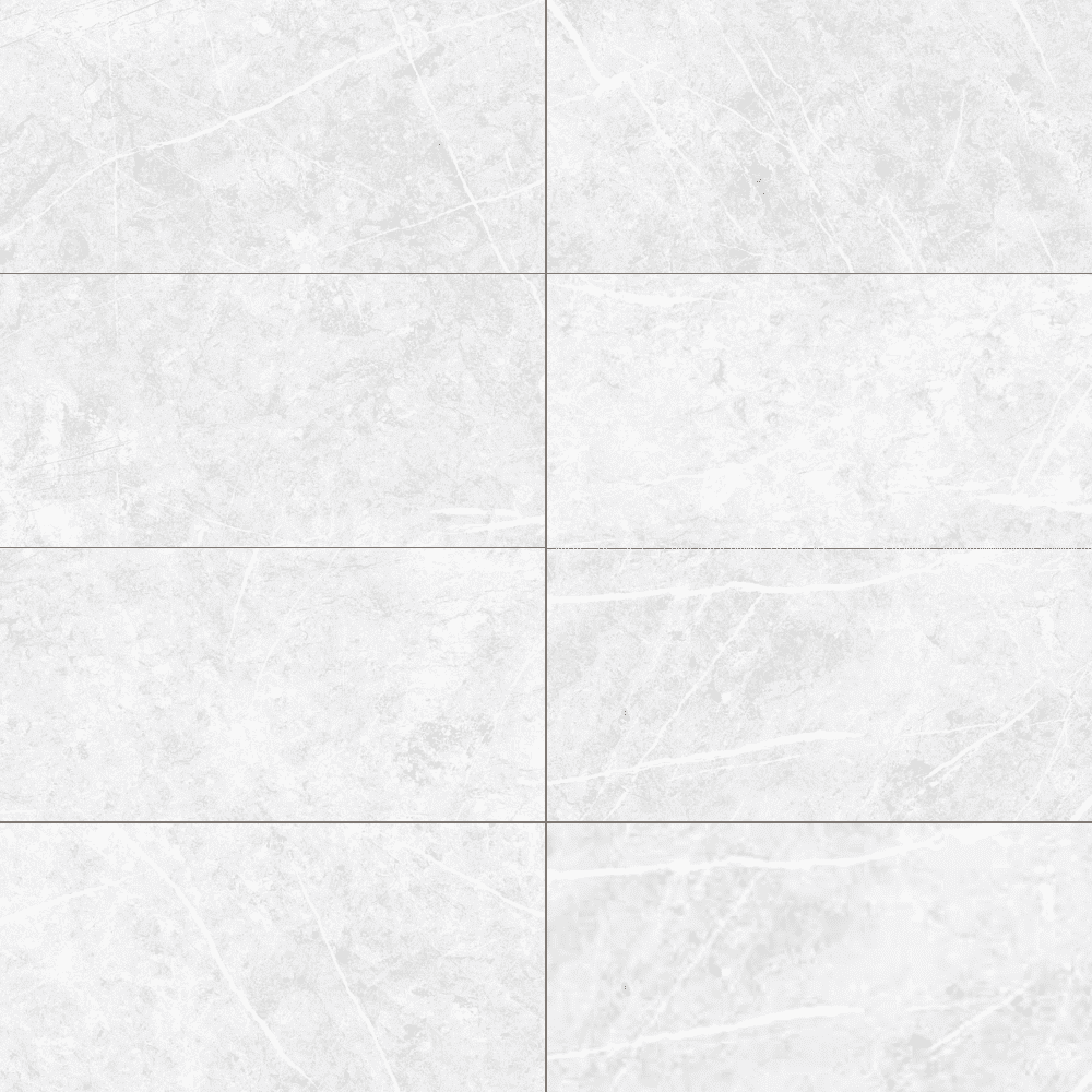 The Tile Life Opera White 4x4 Marble Look Matte Porcelain Tile Sample ...
