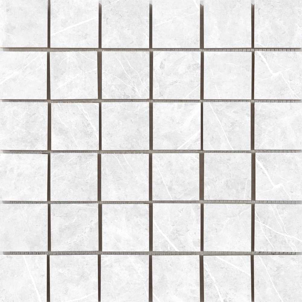 The Tile Life Opera White Porcelain Floor and Wall Tile, 12" x 12", 1 ...
