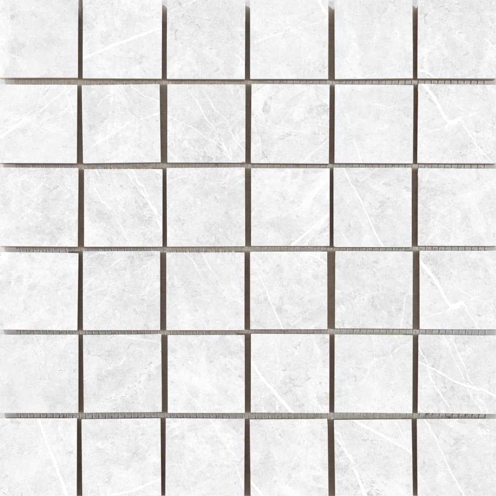 The Tile Life Opera 2" x 2" White Matte Porcelain Square Floor and Wall ...