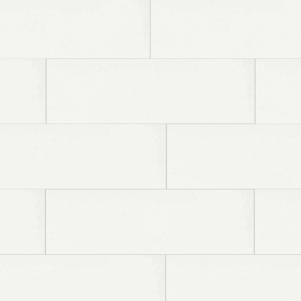 The Tile Life Penthouse White Porcelain Subway Tile Sample - 4 x 4 in ...